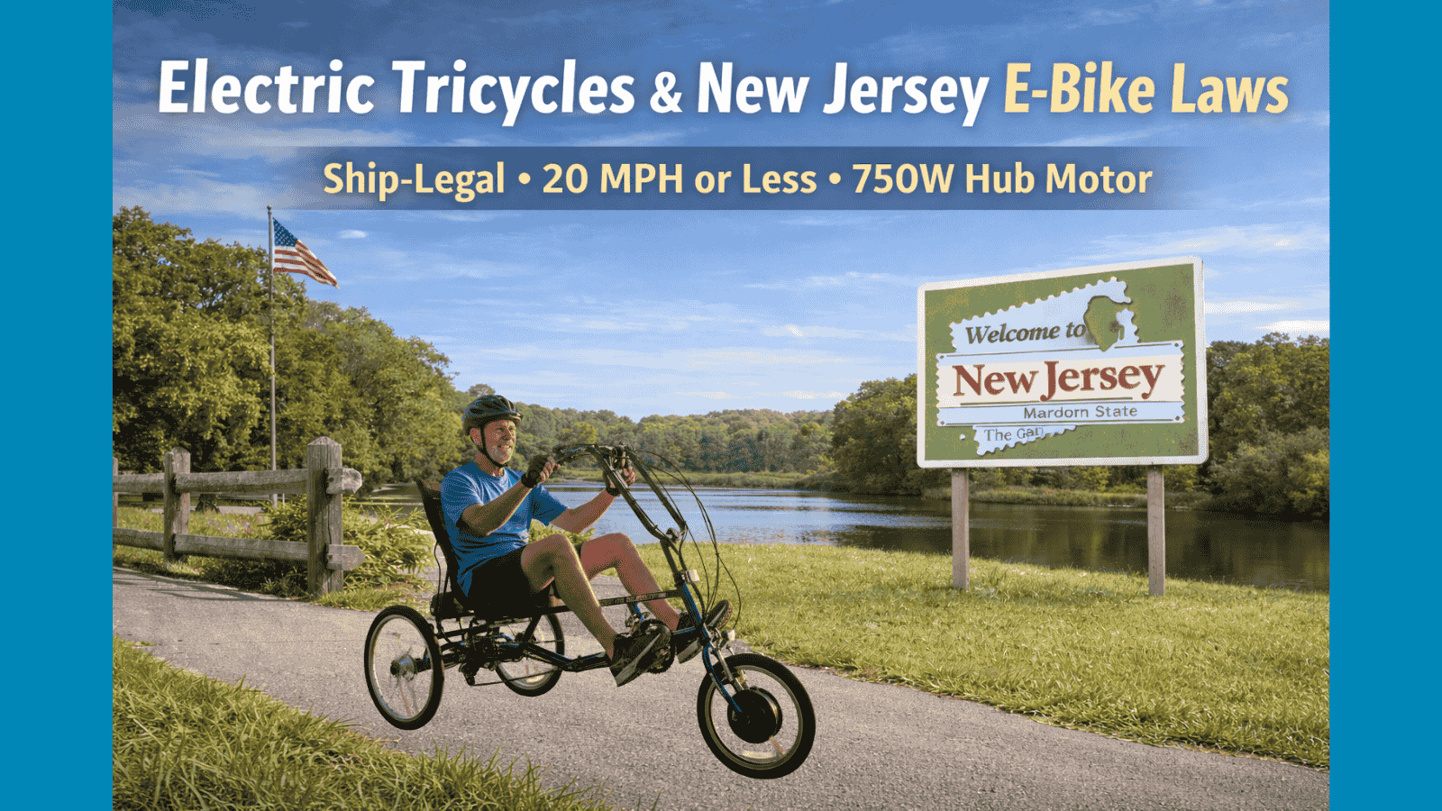 Electric Tricycles & New Jersey E-Bike Laws | ElectricTrike.com NJ Guide