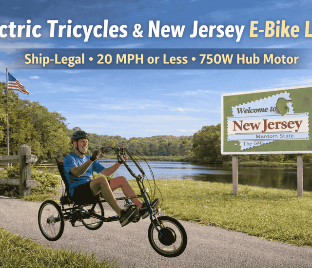 Electric Tricycles & New Jersey E-Bike Laws | ElectricTrike.com NJ Guide