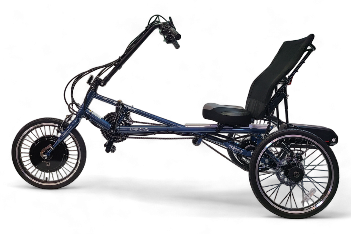 Sun X3-AX Recumbent Electric Trike – ElectricTrike.com